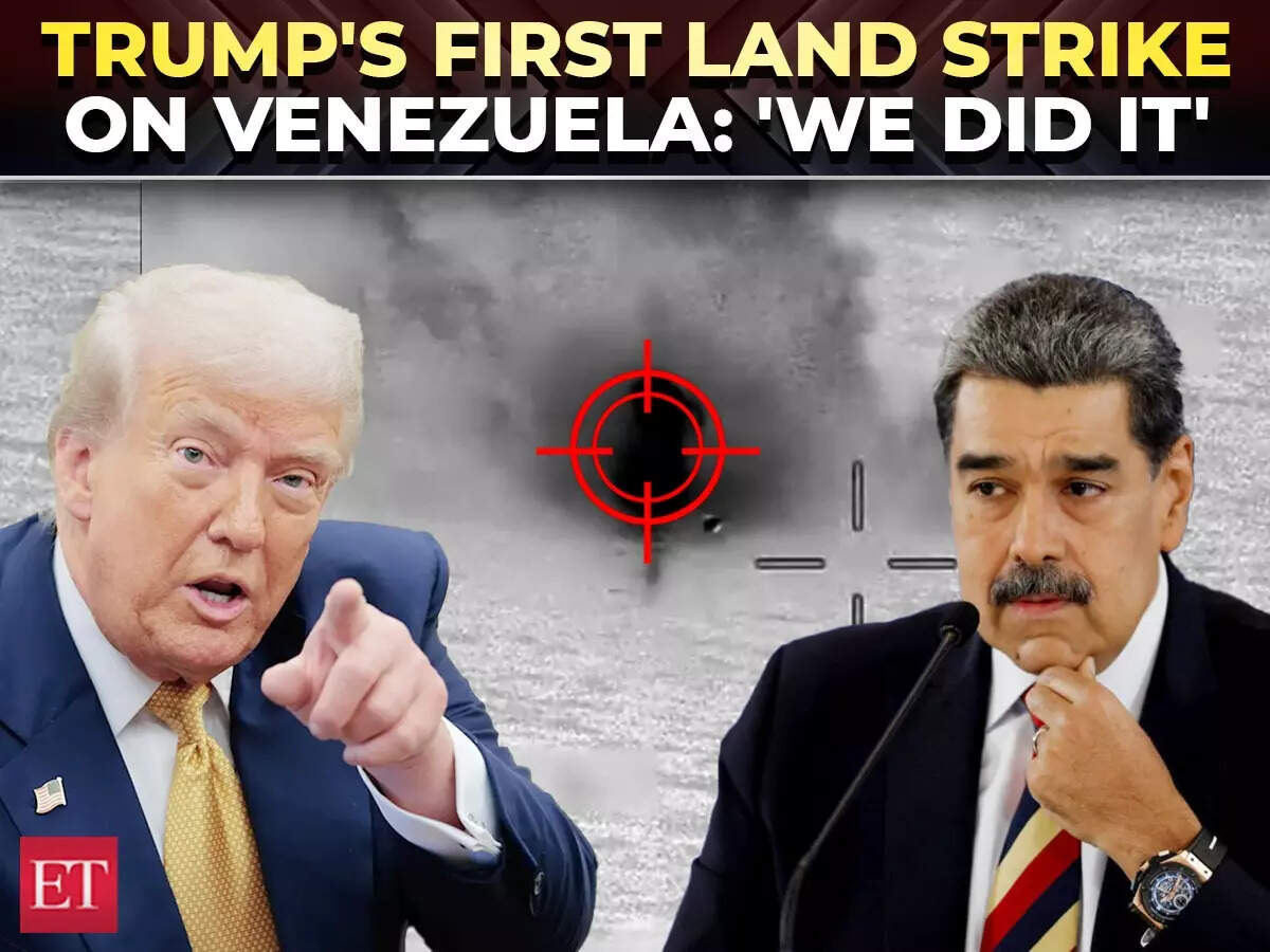 Trump confirms first land strike on drug-loading boats; US-Venezuela ...