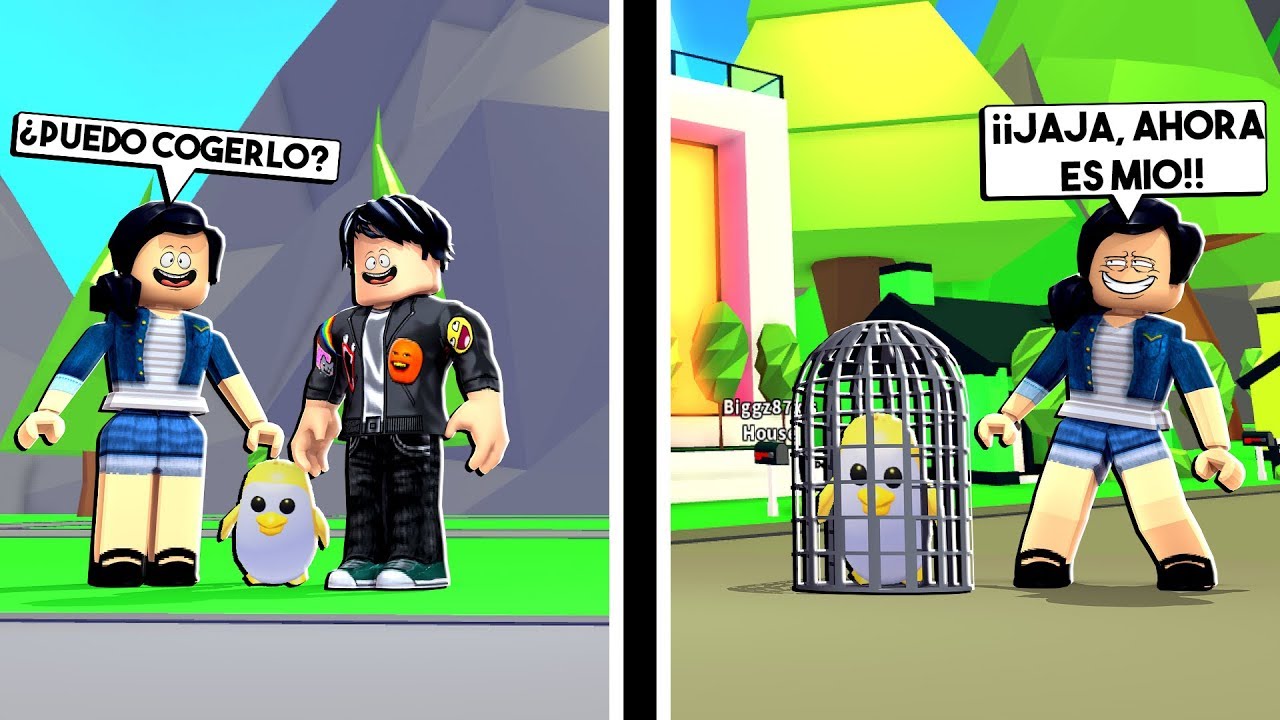 Una desconocida me roba mi pingüino y lo encierra en Adopt Me de Roblox