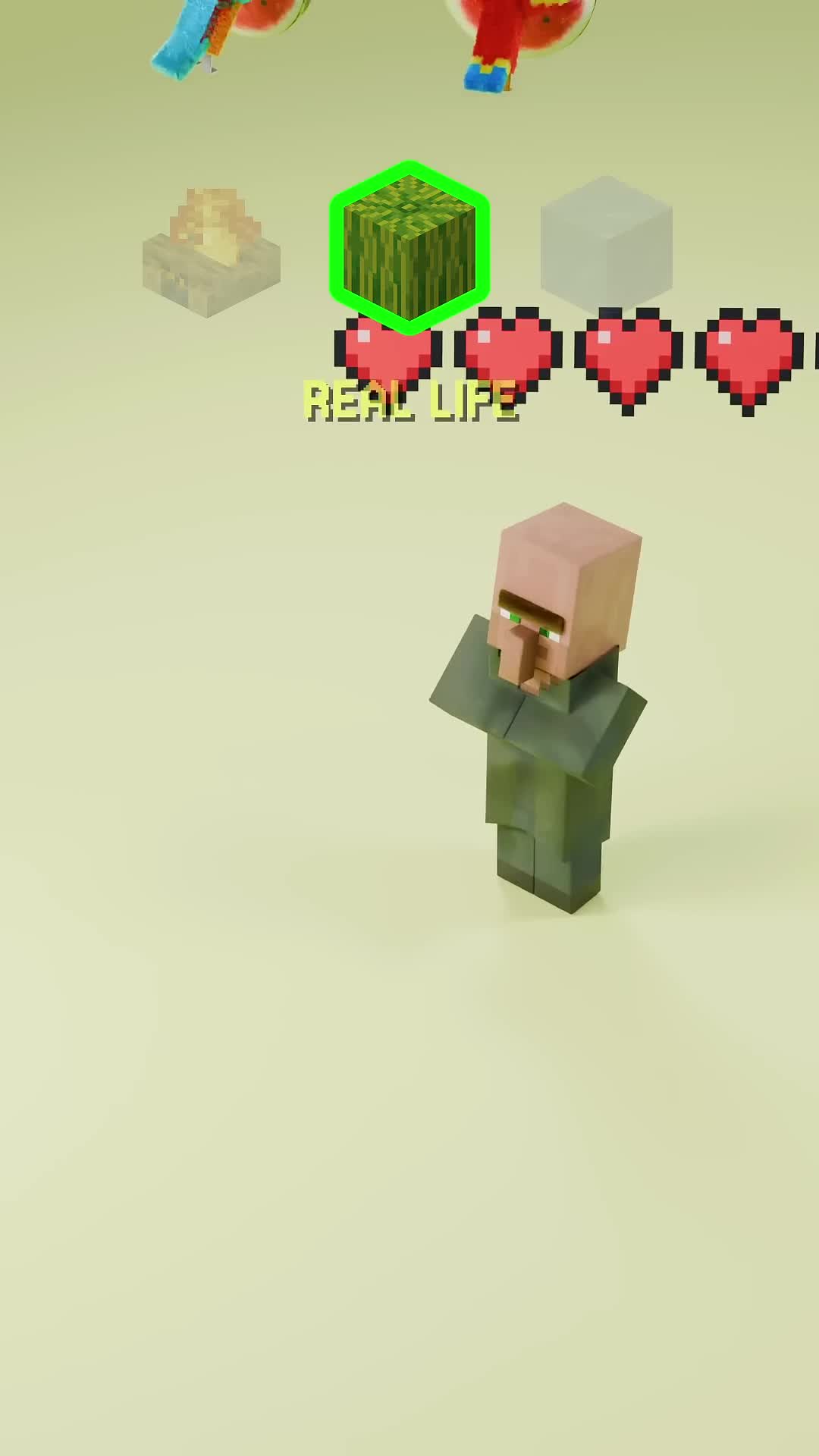 Minecraft mobs vs. real life satisfying 3D cloth and fluid simulation ...