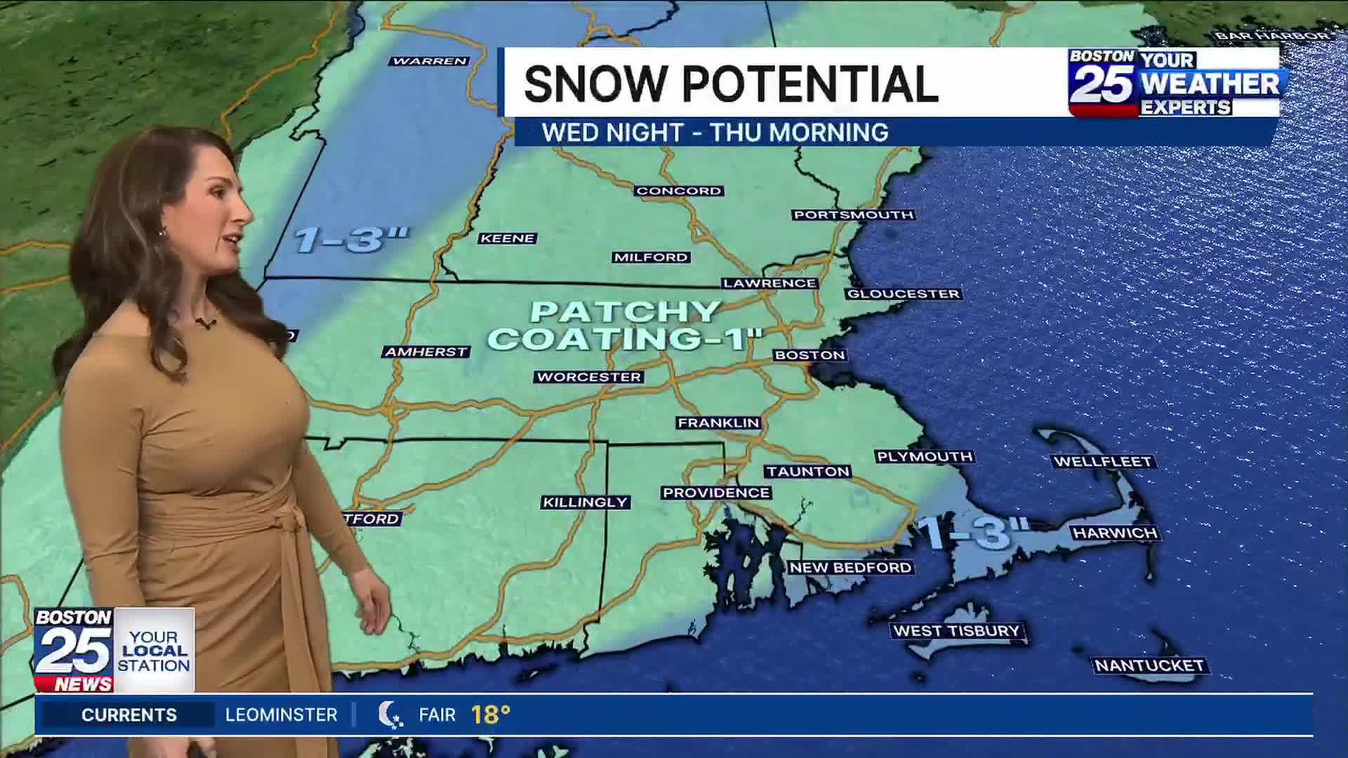 On your radar: Tracking snow in Massachusetts for New Year’s Eve, Day