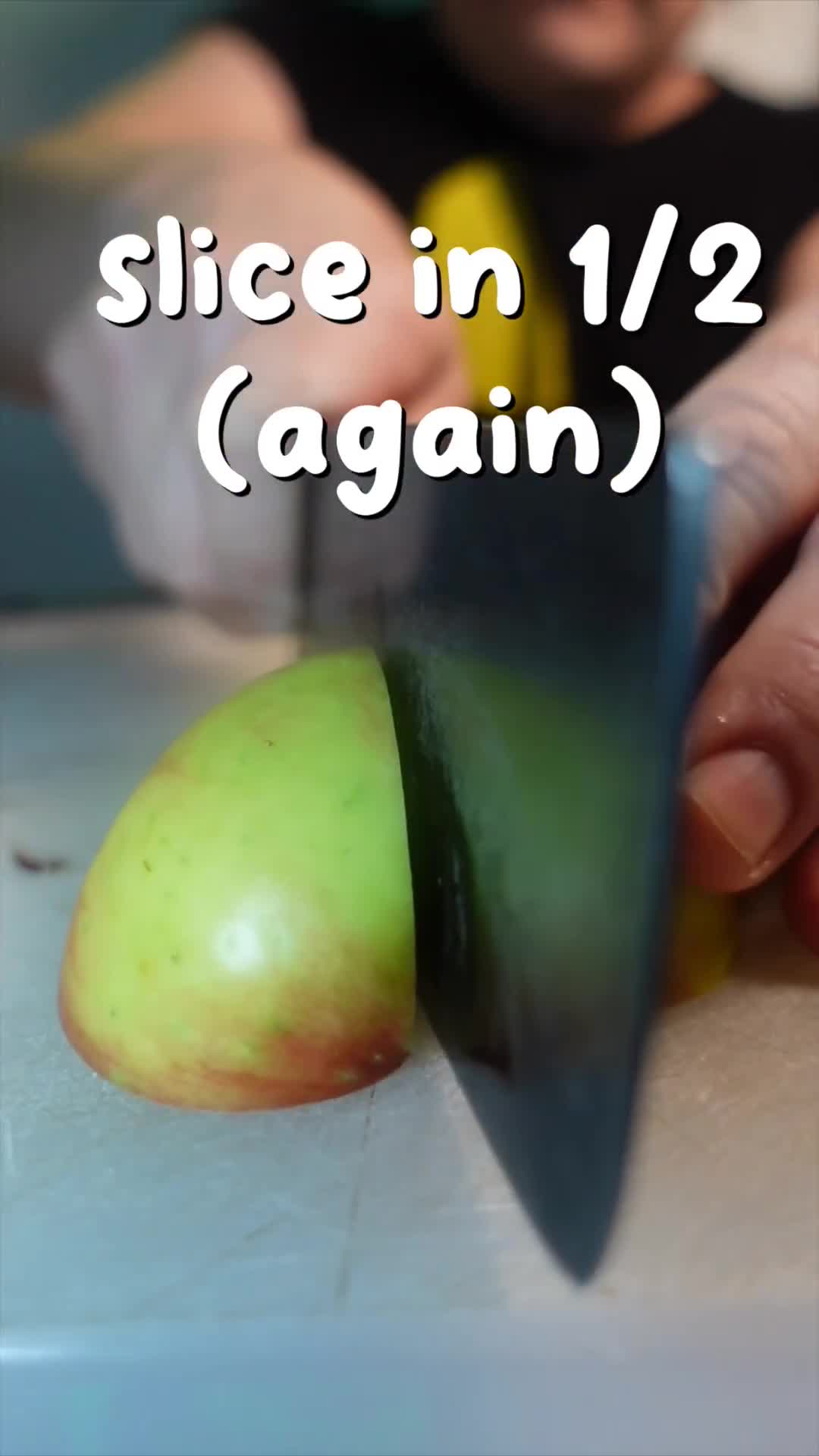Easiest way to slice a Cosmic Crisp apple #shorts #fruit #cooking