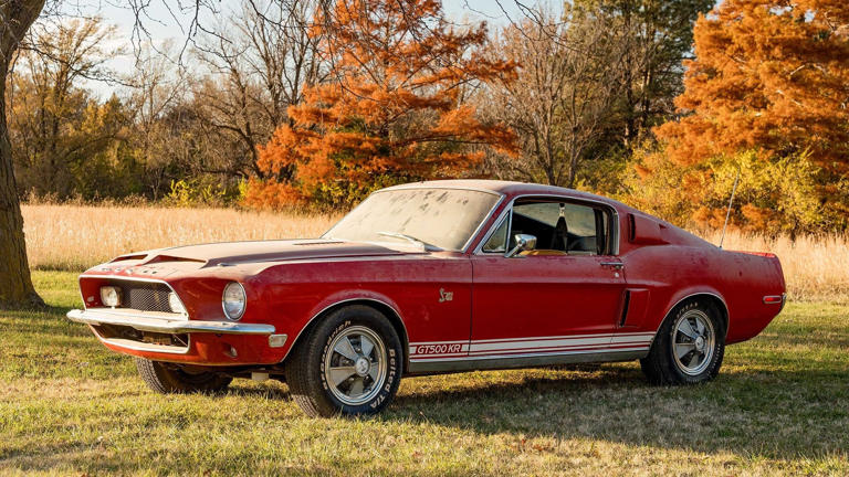 Unrestored 1968 Shelby GT500 KR barn find set for Amelia auction 2026