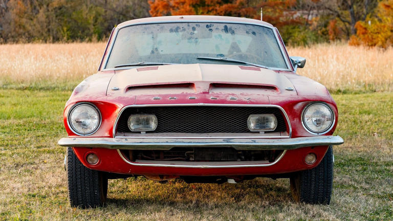 Unrestored 1968 Shelby GT500 KR barn find set for Amelia auction 2026