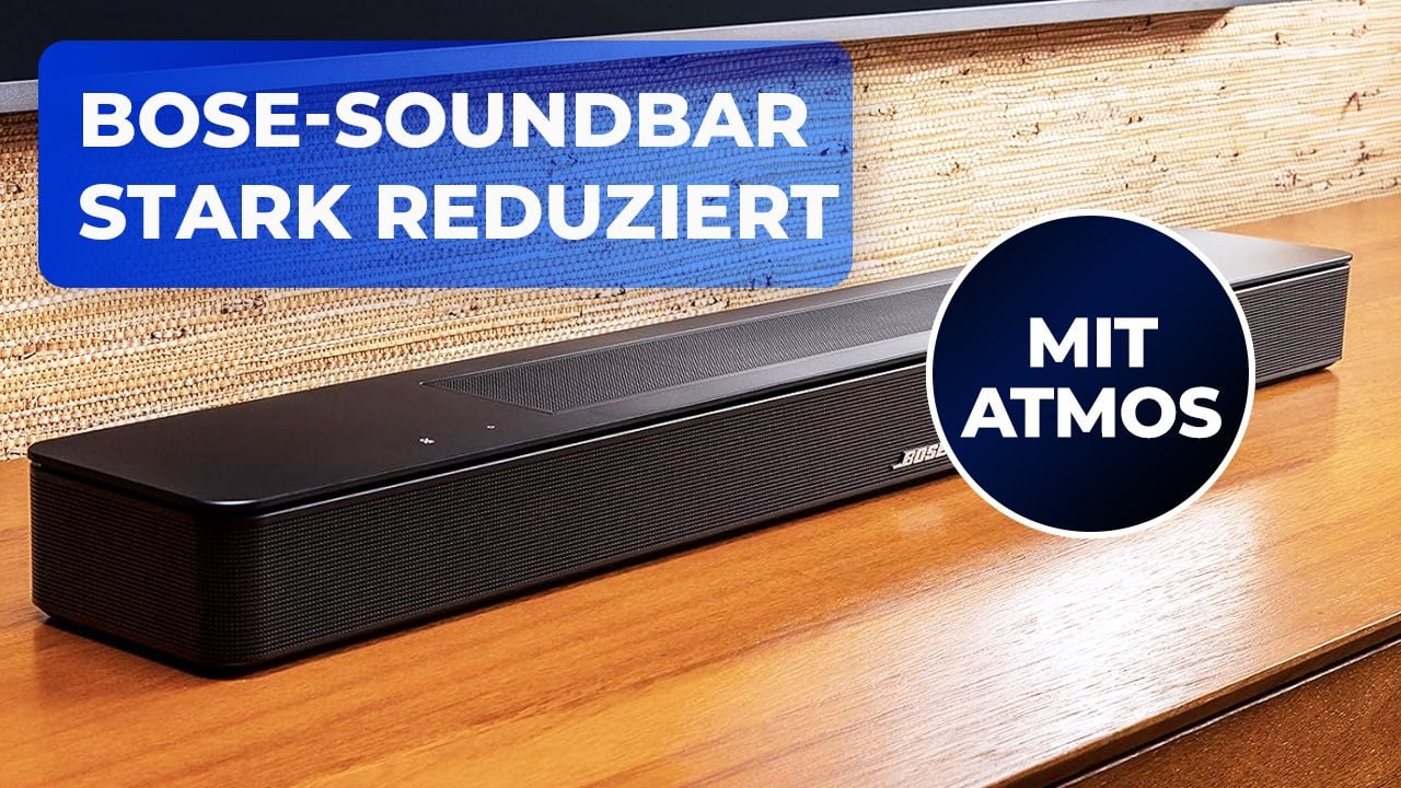 Atmos-Kracher von Bose: Amazon haut die Markensoundbar zum Knallerpreis ...
