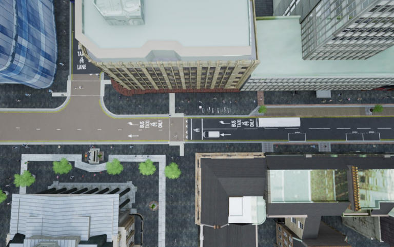 Parking spaces to be removed as bus gate introduced to Queen Street and ...