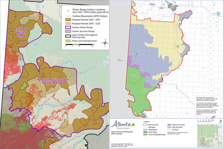Alberta’s new Upper Smoky land-use plan draws criticism over endangered ...