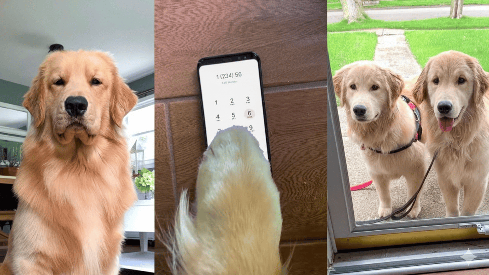 The dog planned everything