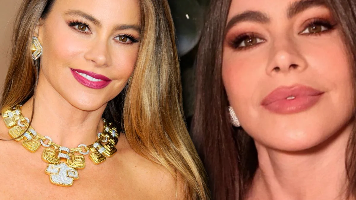 Sofia Vergara turns heads as sheer corset top barely stays in place in ...