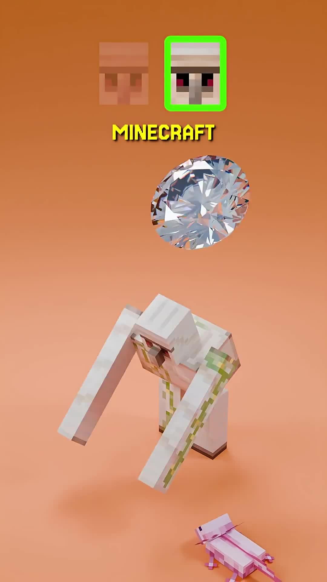 Minecraft golem vs real life satisfying 3D cloth and fluid simulation ...