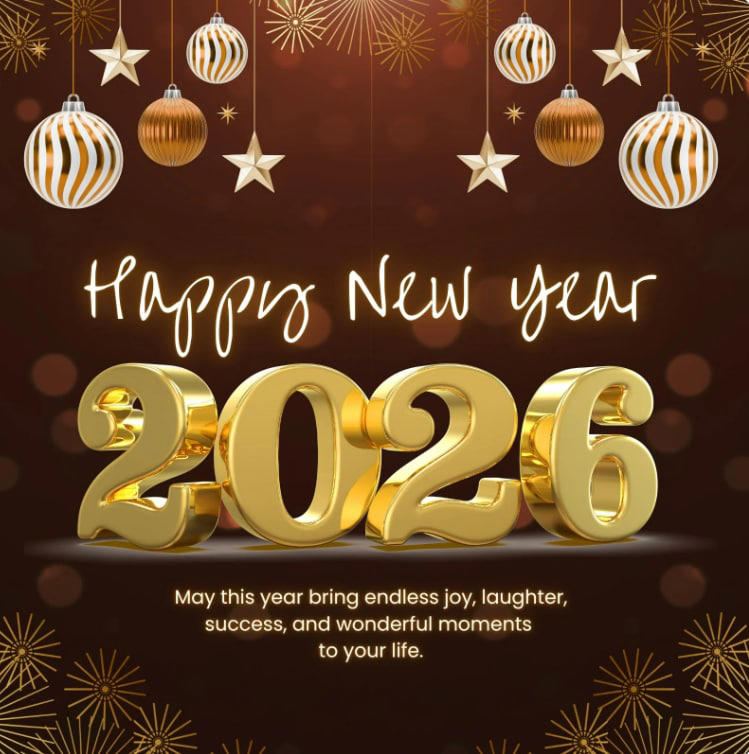205 Happy New Year 2026 wishes: Messages, images, WhatsApp and Facebook ...