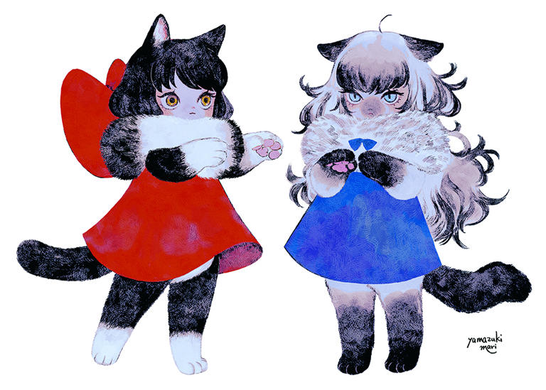 I'm obsessed with this Japanese artist's catlike creatures