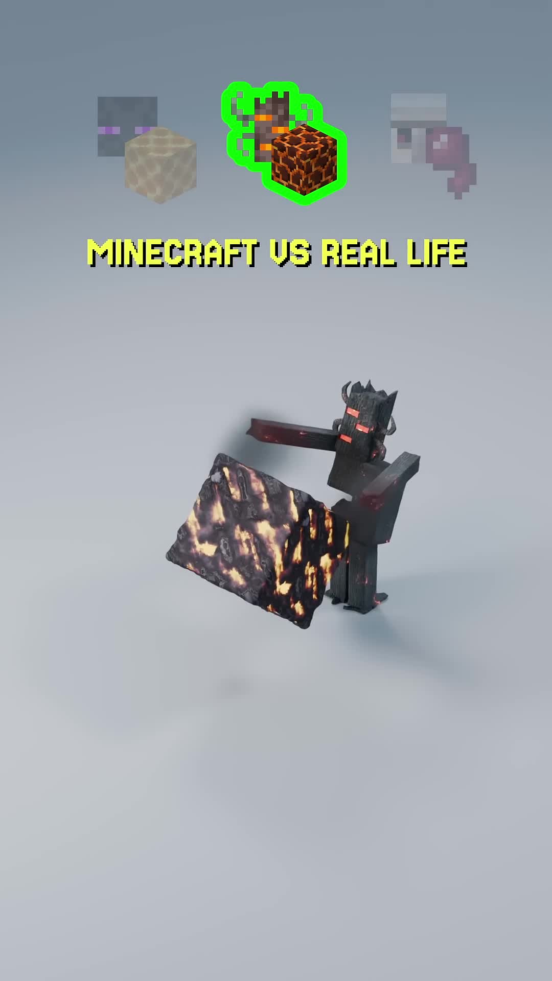 Minecraft Mobs vs Real Life Satisfying 3D Fluid and Cloth Simulation ...