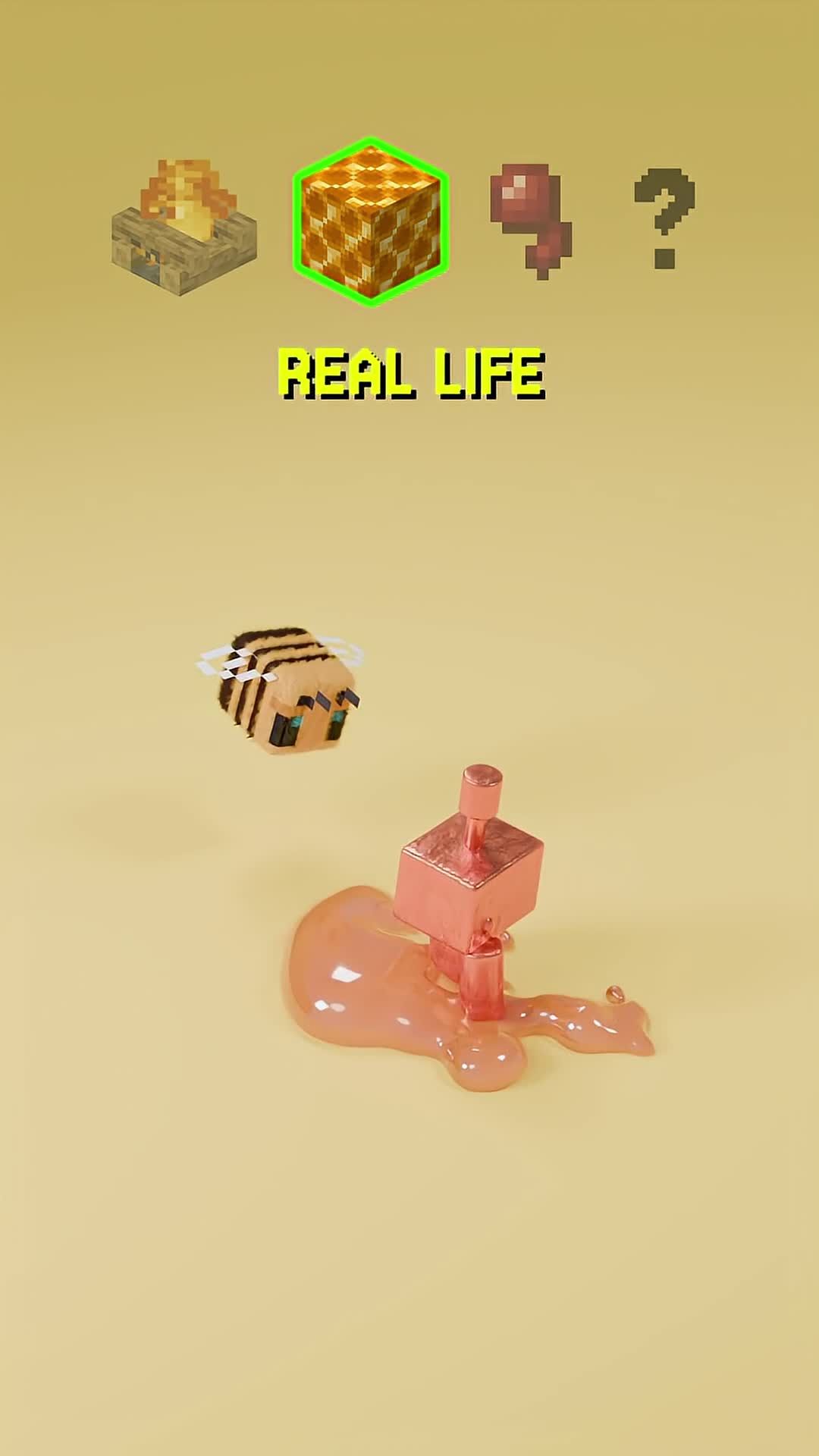 Minecraft vs real life iron golem satisfying 3D simulation!