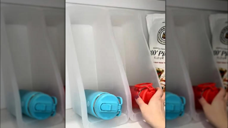 Declutter reusable water bottles with this Dollar Tree item