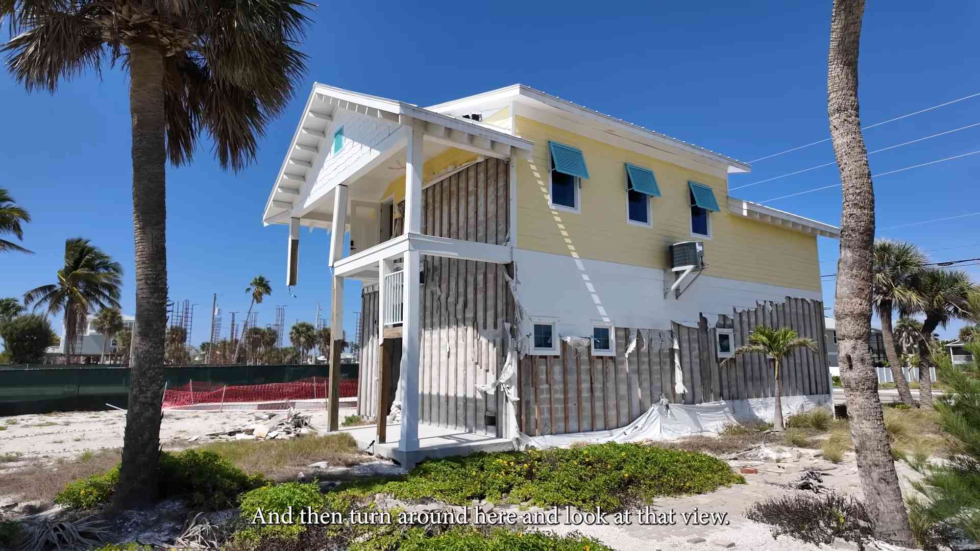 A brand new home lost to Hurricane Ian