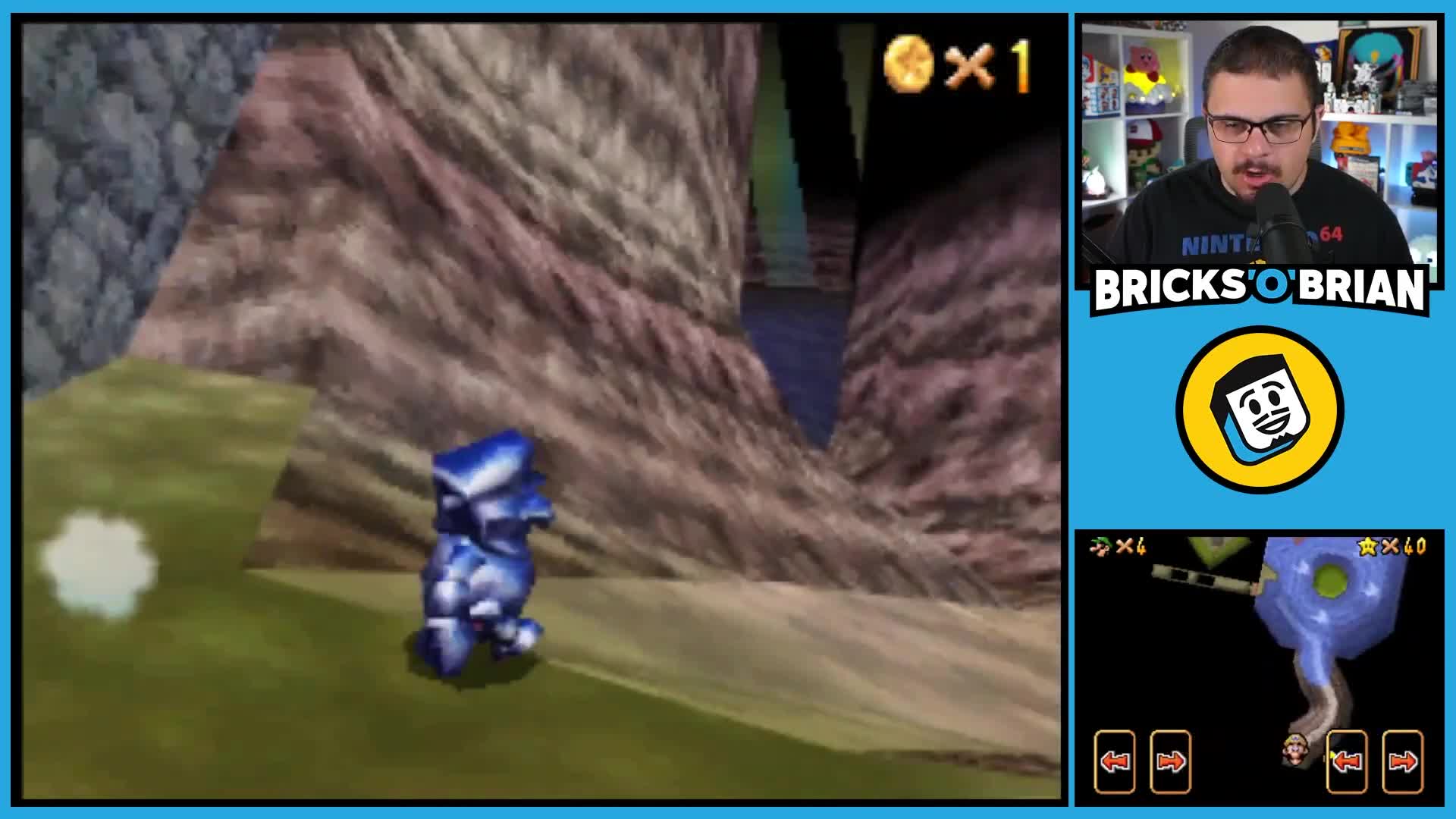 Hazy maze drives me crazy! - Super Mario 64 DS with Bricks 'O' Brian