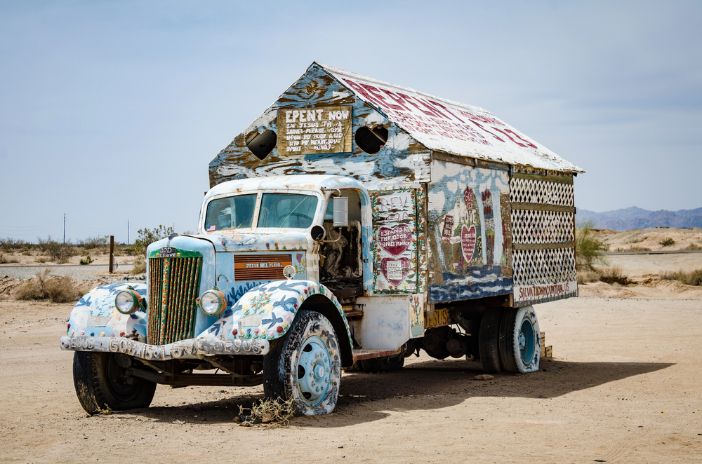 Desert art installations off the beaten path