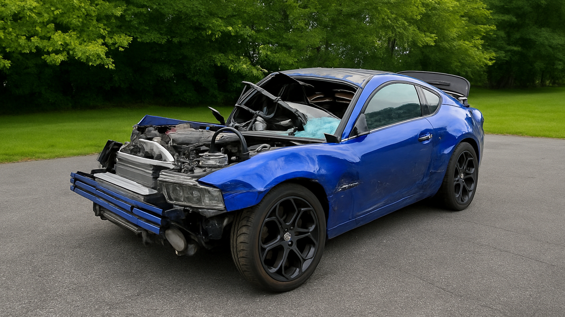 What was inside this $1,300 wrecked car?