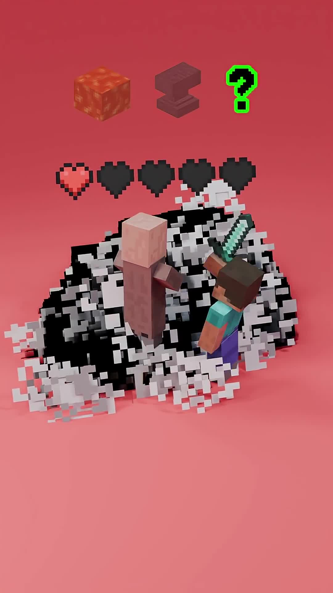 Iron Golem the hero satisfying 3D fluid and cloth simulation | Evil ...