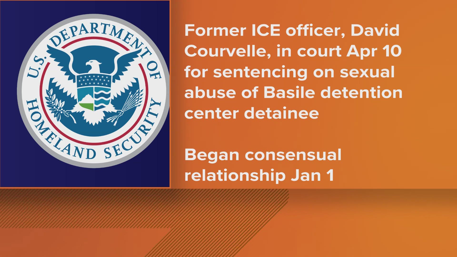 ICE officer accused of sexual relationship with detainee enters guilty plea