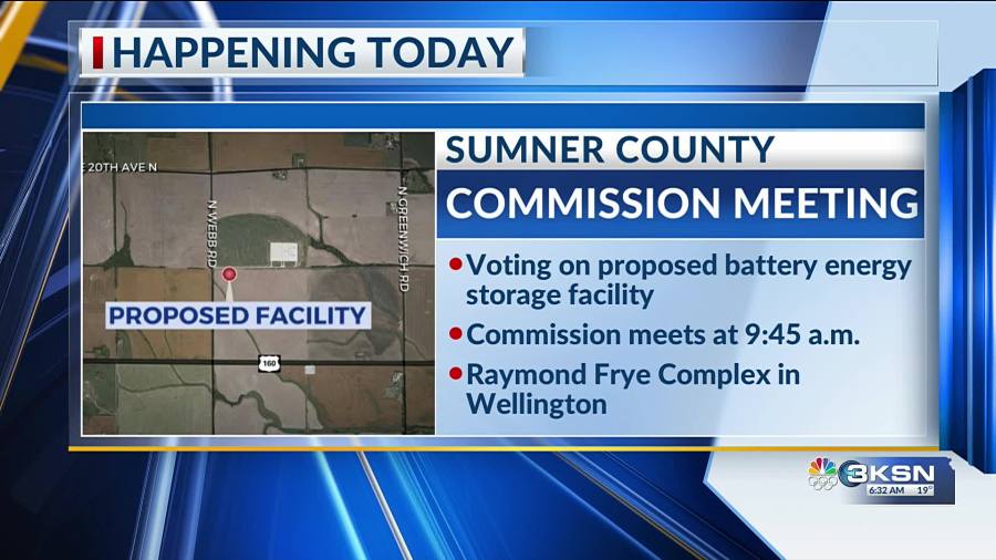 Sumner County considers proposal for battery energy storage facility