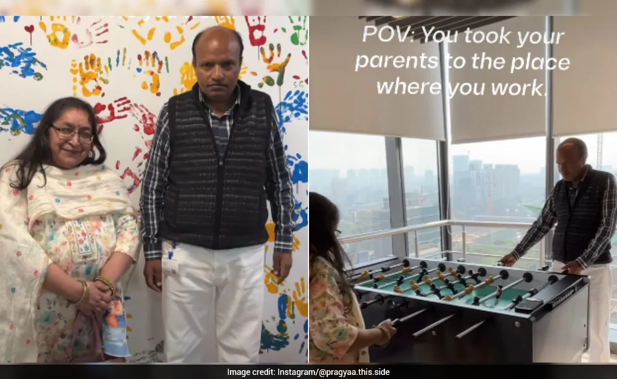 Watch: Google techie takes proud parents on office visit, shares ...