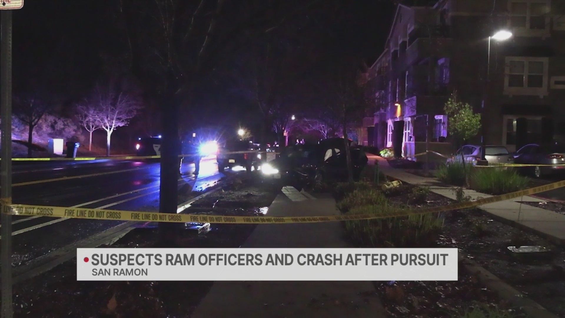 San Ramon vehicle pursuit ends in crash, officer hospitalized