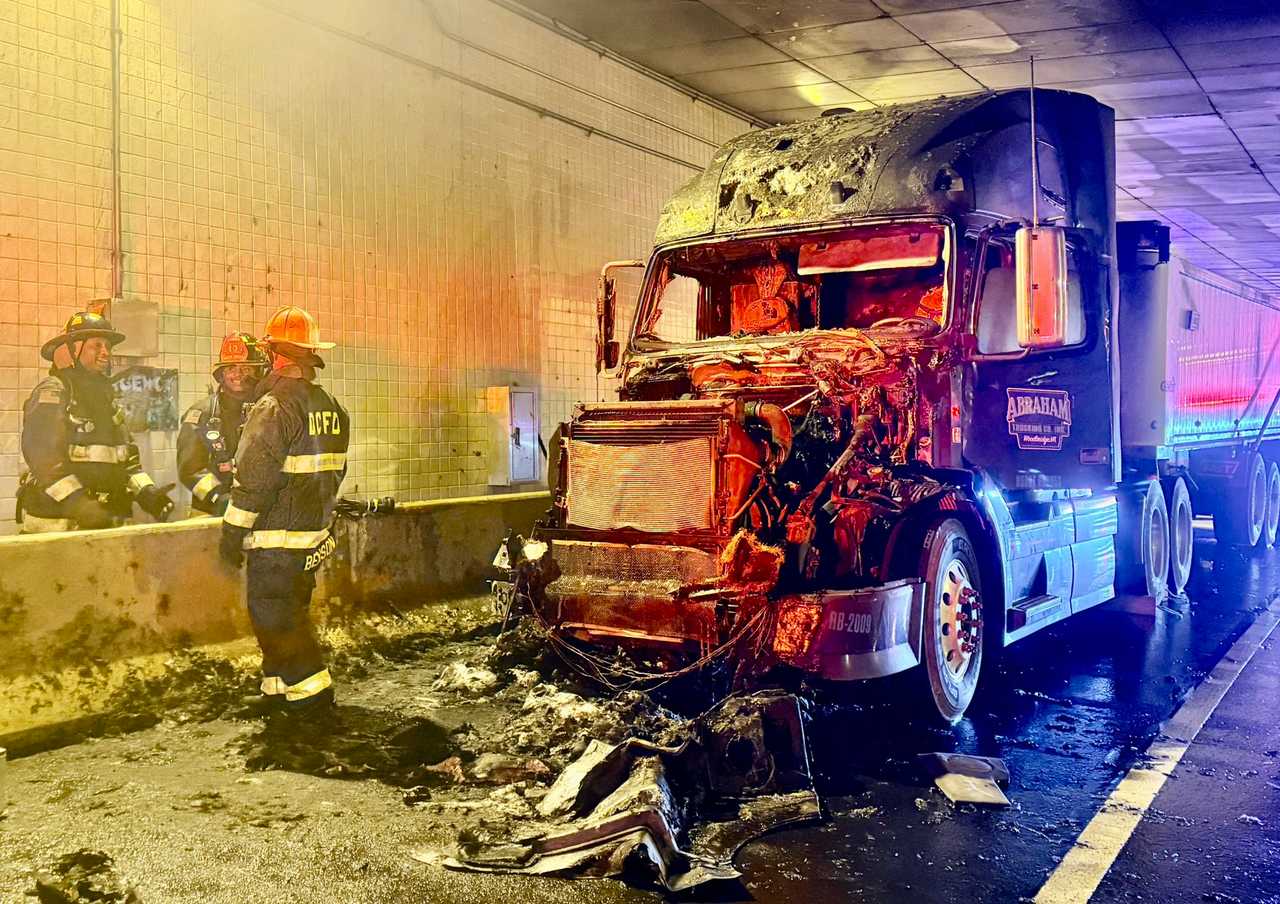 Fuel spill inside DC tunnel after tractor-trailer fire prompts hazmat ...