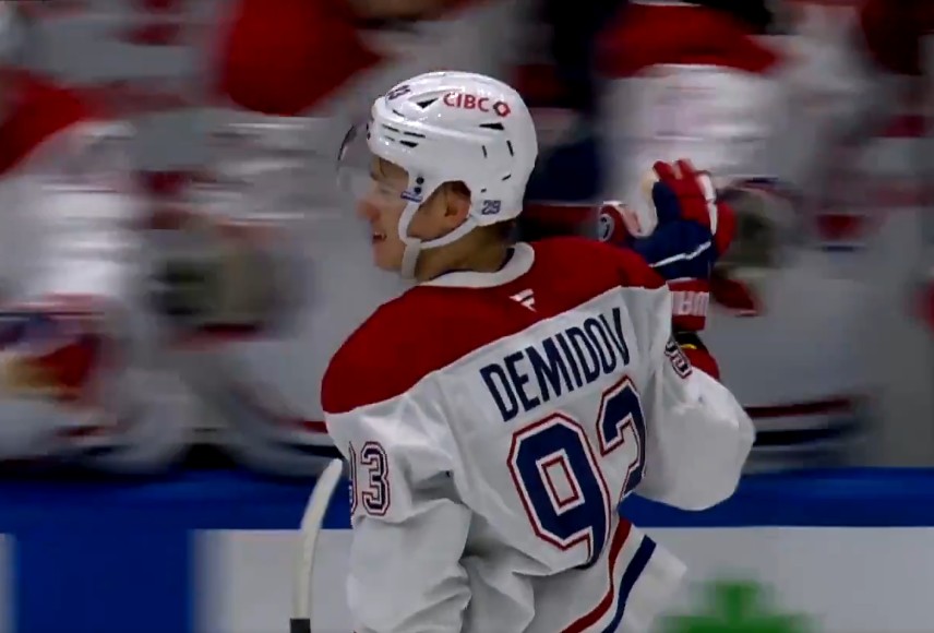 Calder: Ivan Demidov takes flight as Matthew Schaefer slows down