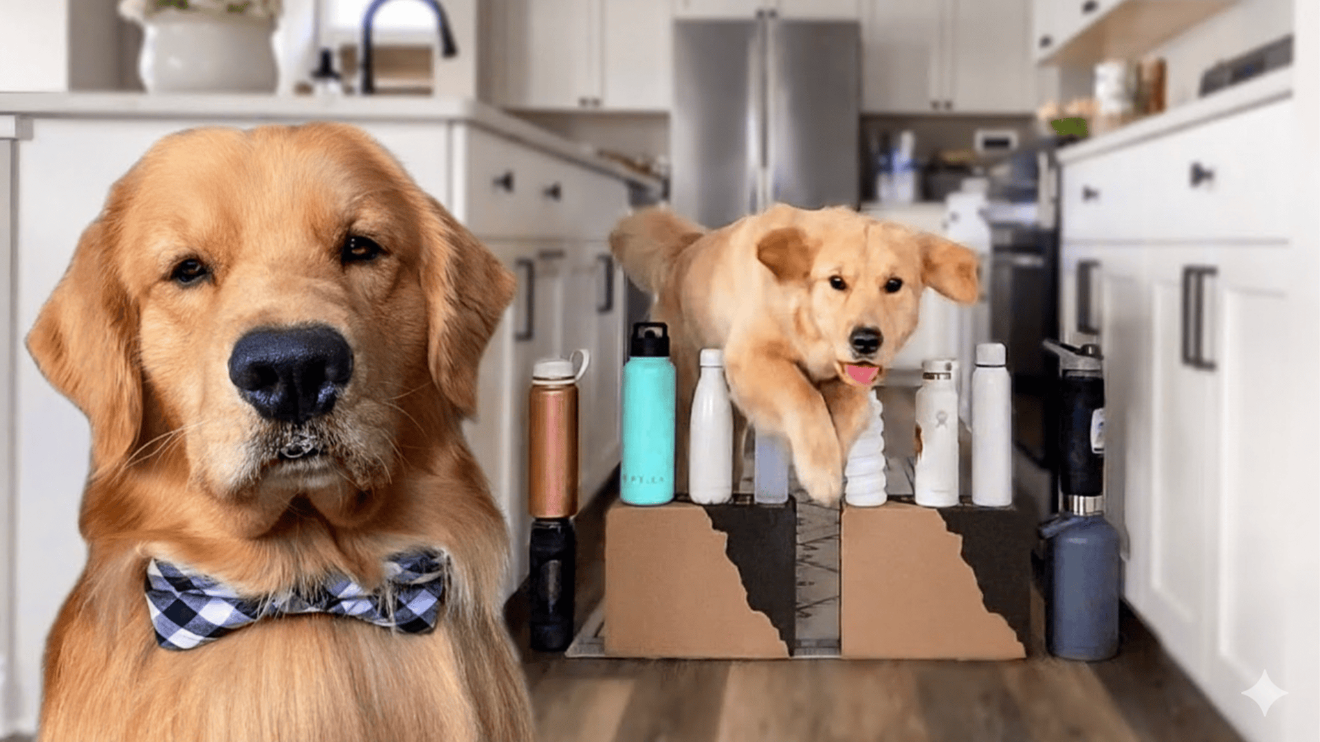 An obstacle course built for my dog