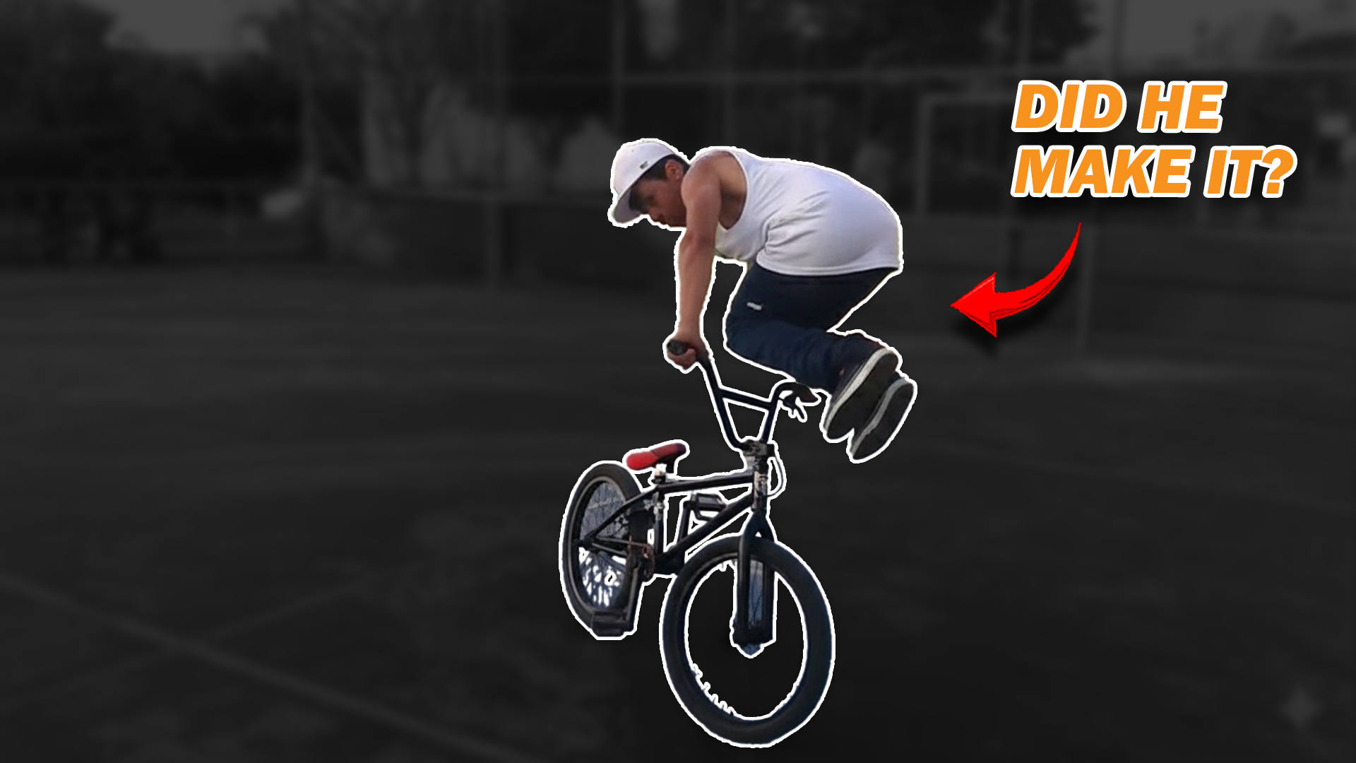 BMX Trick Failed During Action