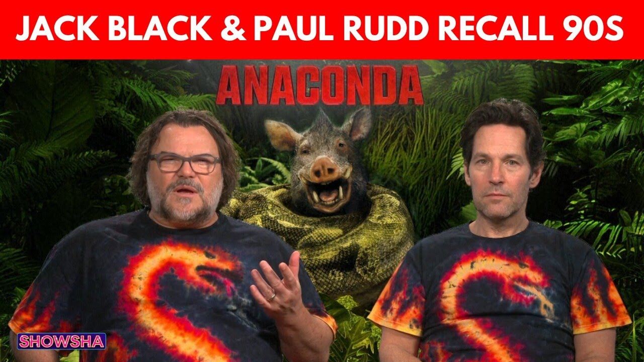 Paul Rudd & Jack Black reflect on what they miss about the 90s during ...