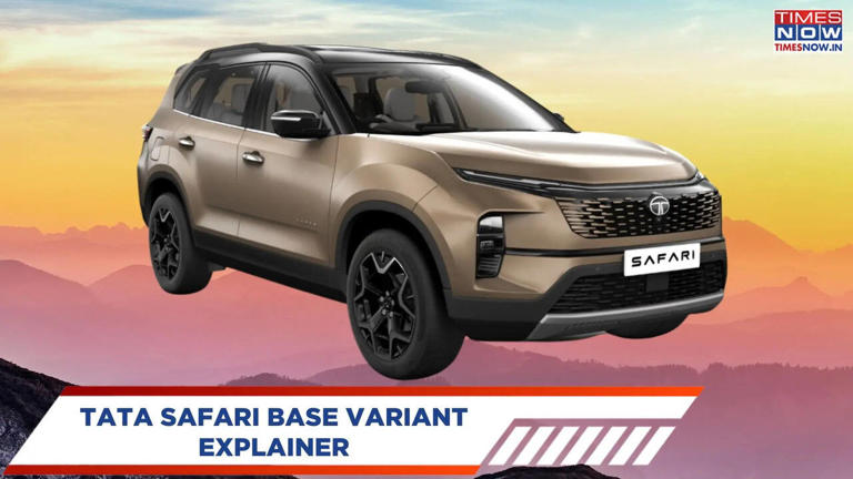 Tata Safari base model explained - what you get for Rs 14.66 lakh