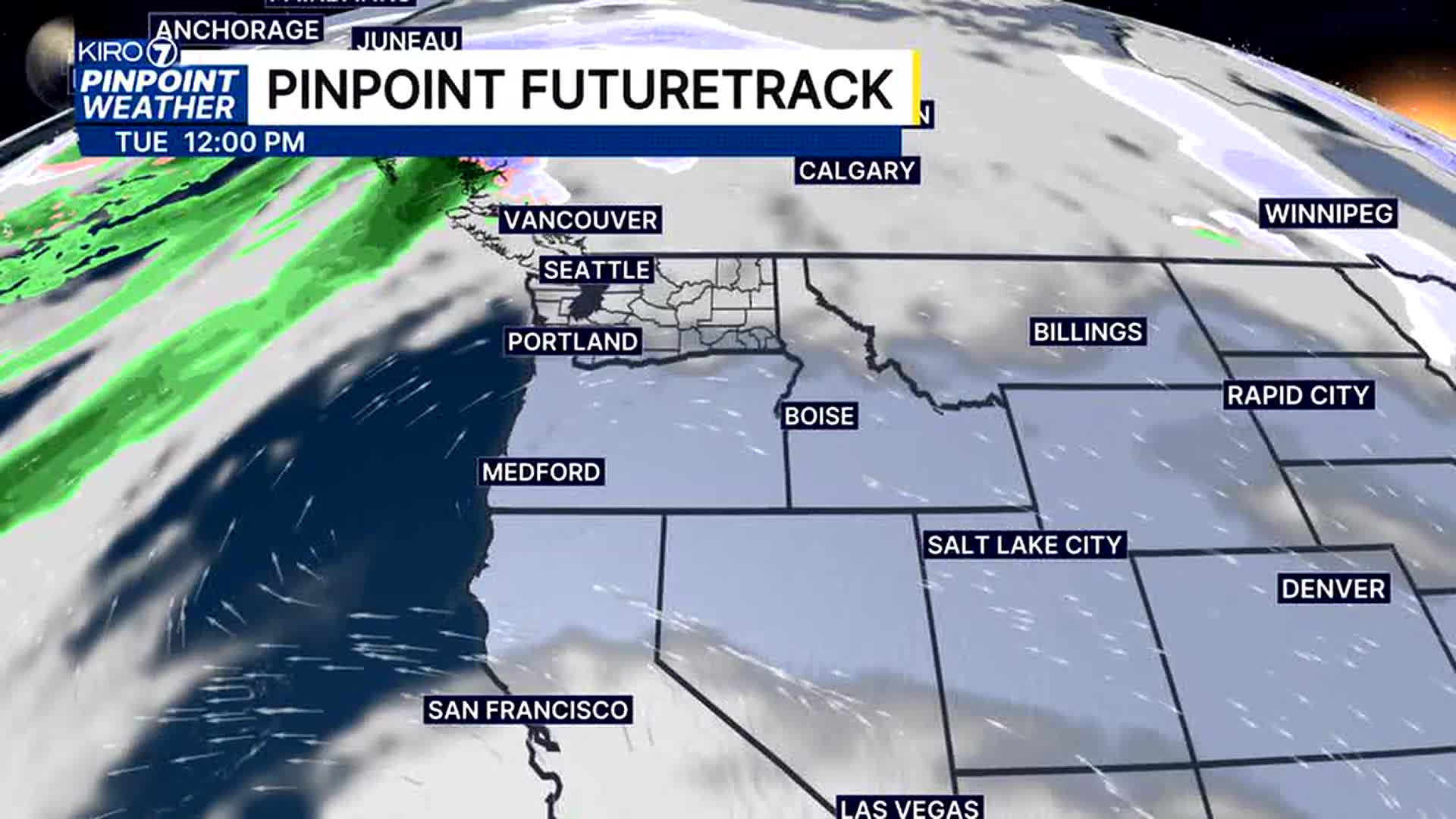 Forecast for TueAMDec30