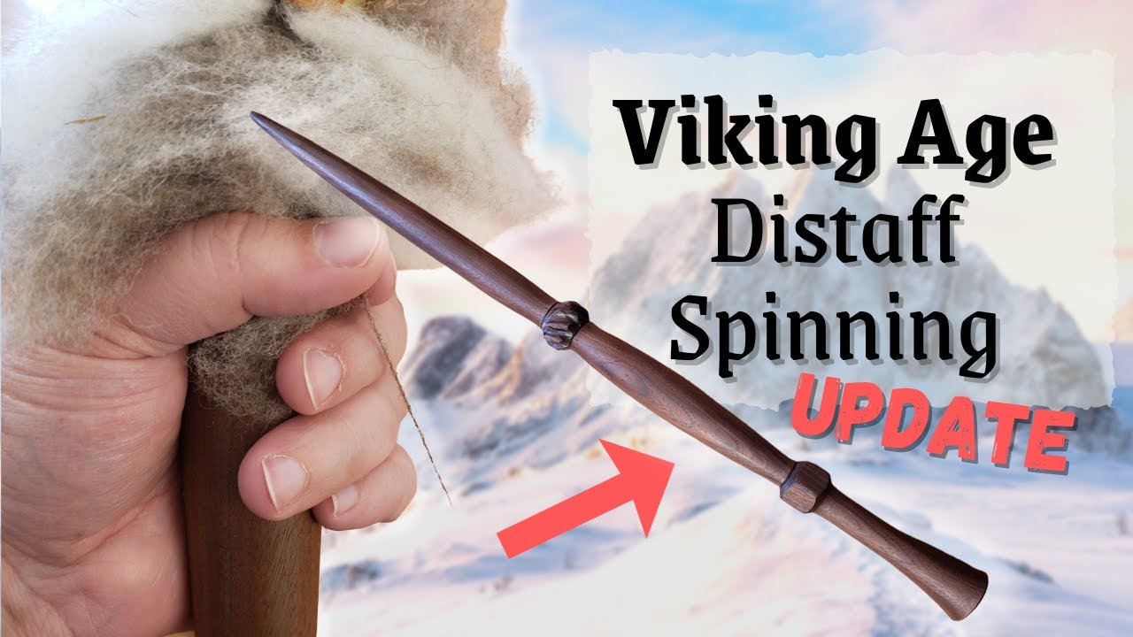 Viking Age spinning: Distaff and spindle whorls Lendbreen update