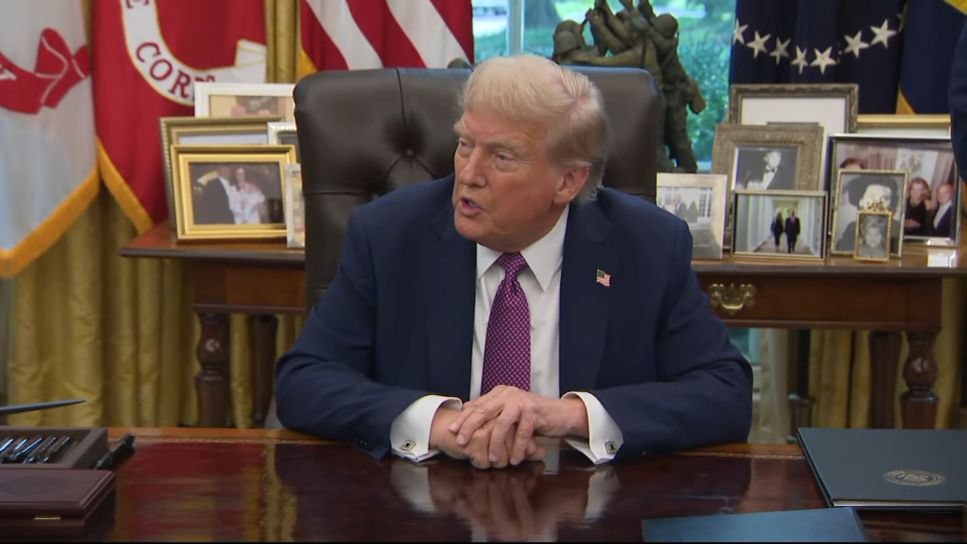 'The Democrats will go down in infamy': Trump gets caught up in his ...