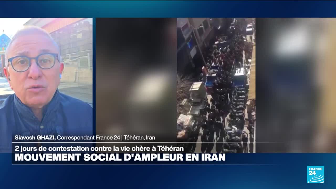 Iran : mouvement social contre la vie chère à Téhéran