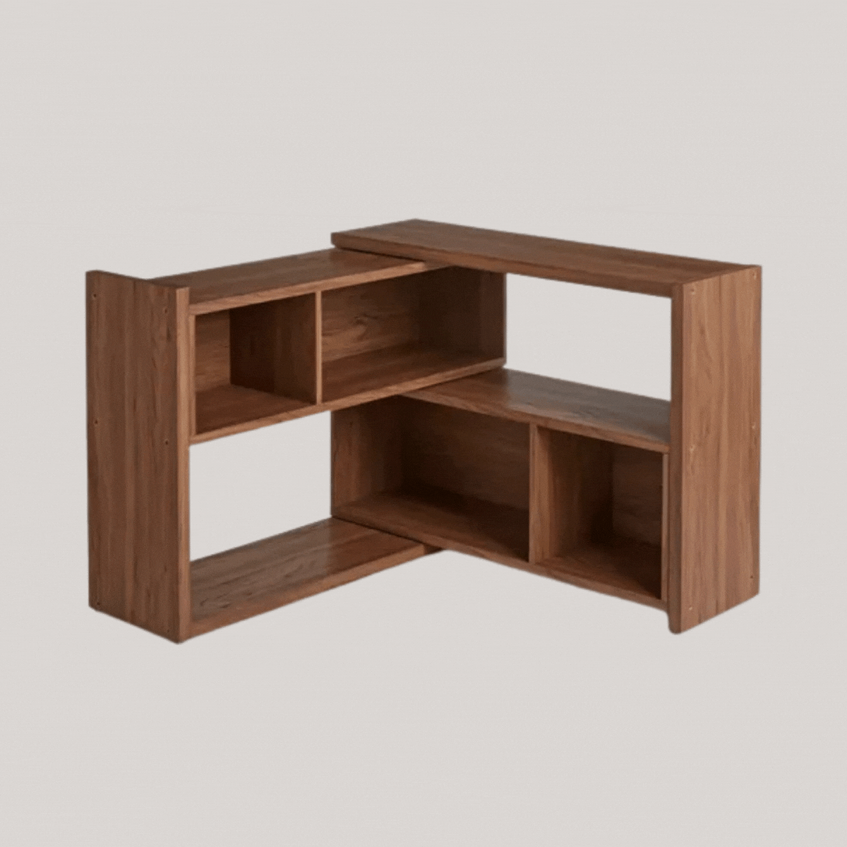 This clever shelving unit hugs your sofa and looks oh-so custom