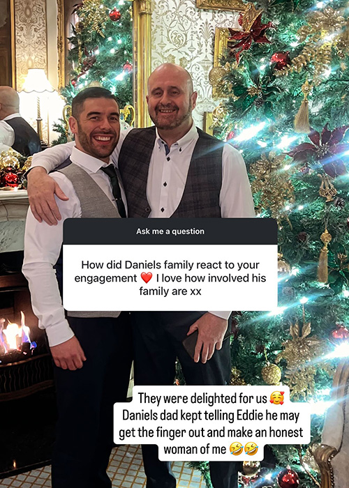Rachel Gorry reveals advice Daniel's father gave her new fiancé