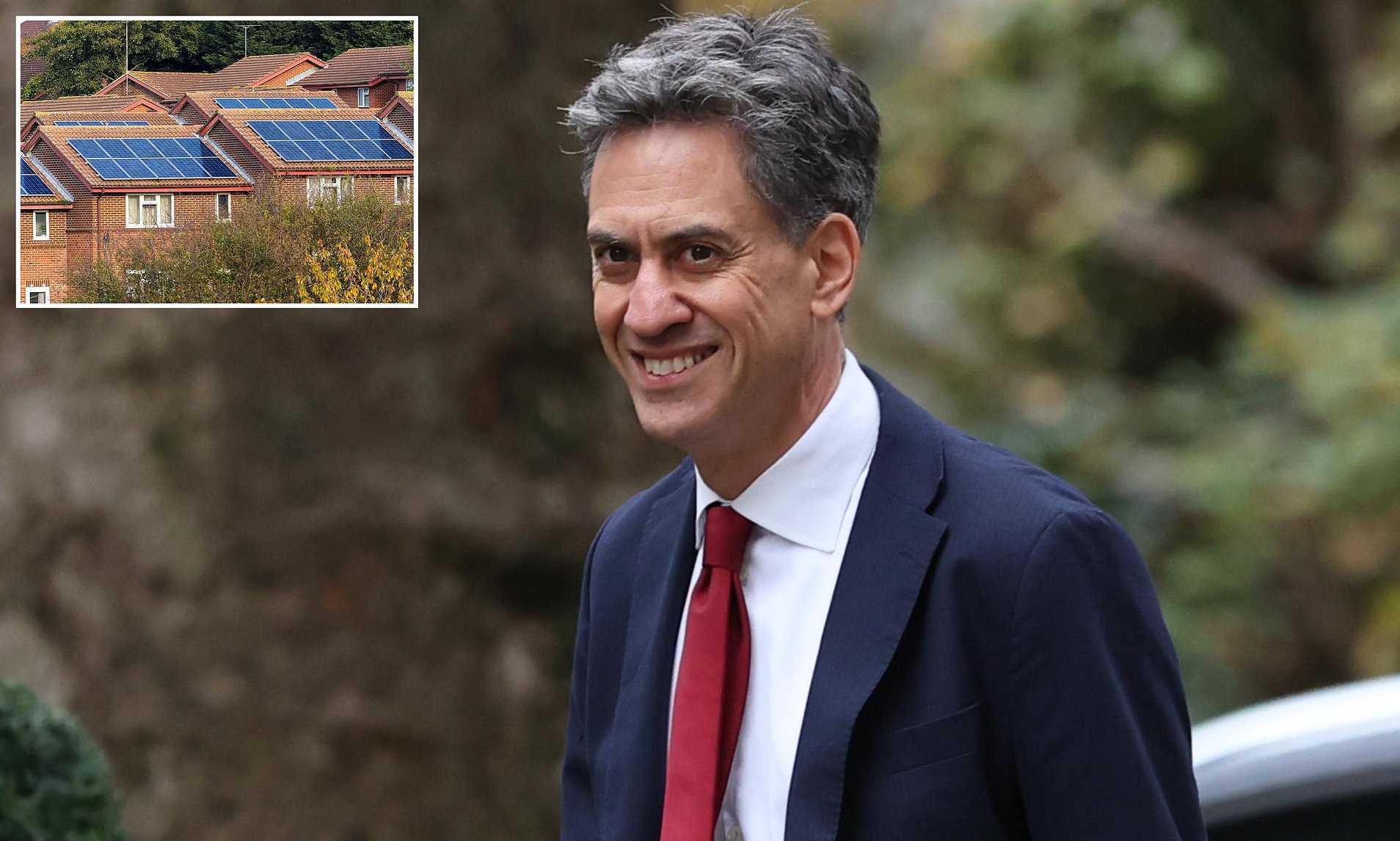 Ed Miliband 'to spend billions on solar power' in scramble to meet ...