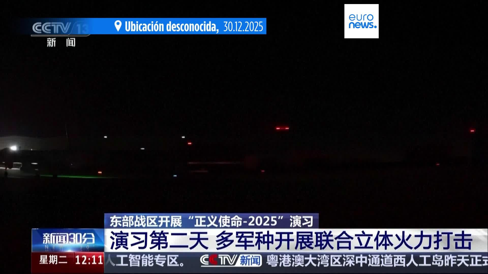 China intensifica sus maniobras militares con fuego real en torno a Taiwán