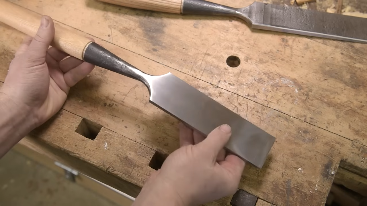 How to forge a timber framing slick and chisel