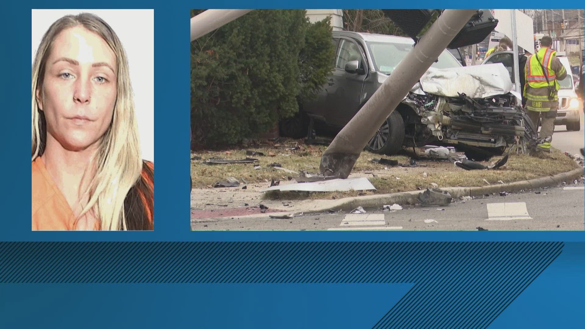 Woman arrested, warrant for man in high-speed pursuit, crash involving ...