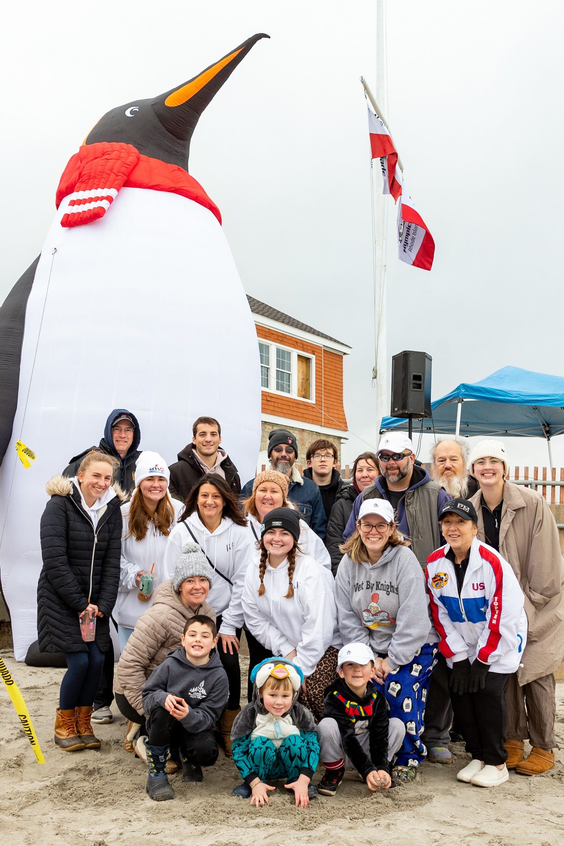 Cold water, loud cheers, and 50 years of Special Olympics Penguin Plunge