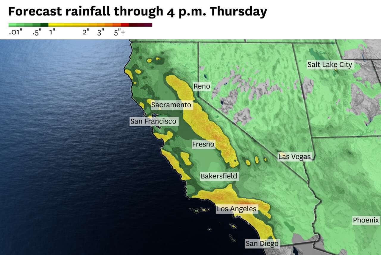 Another storm is set to hit California - in time for New Year's Eve ...