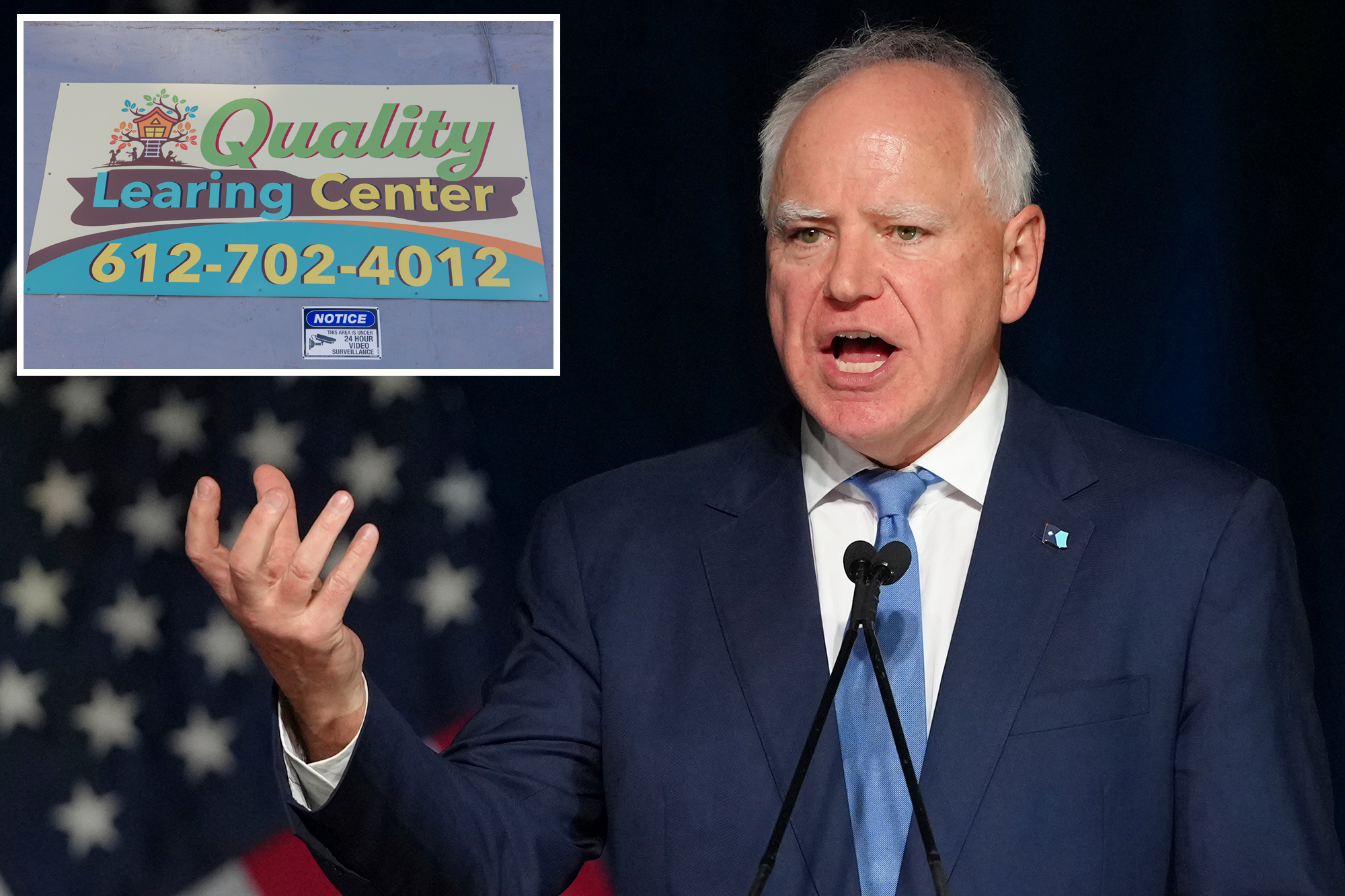 Minnesota Gov. Tim Walz was warned of rampant day care fraud last year ...