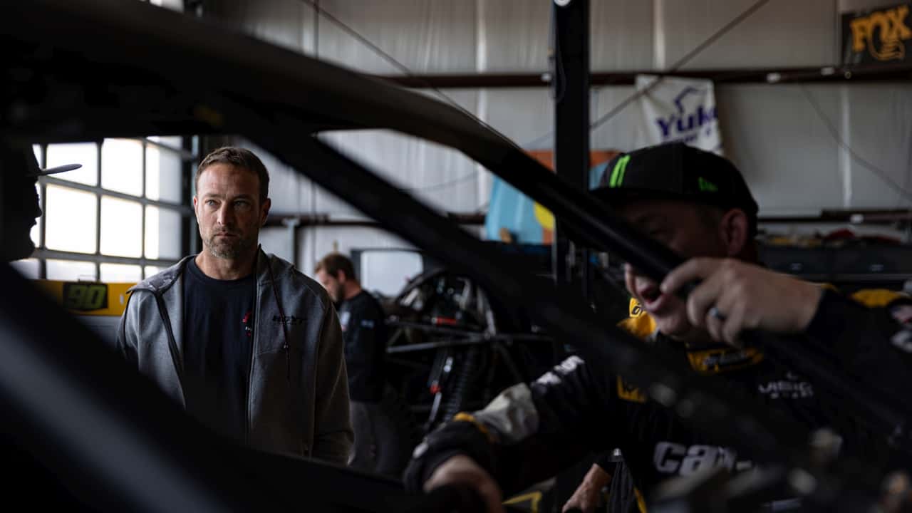 Can-Am tests for Dakar at a 'secret' facility in So-Cal, and we went there