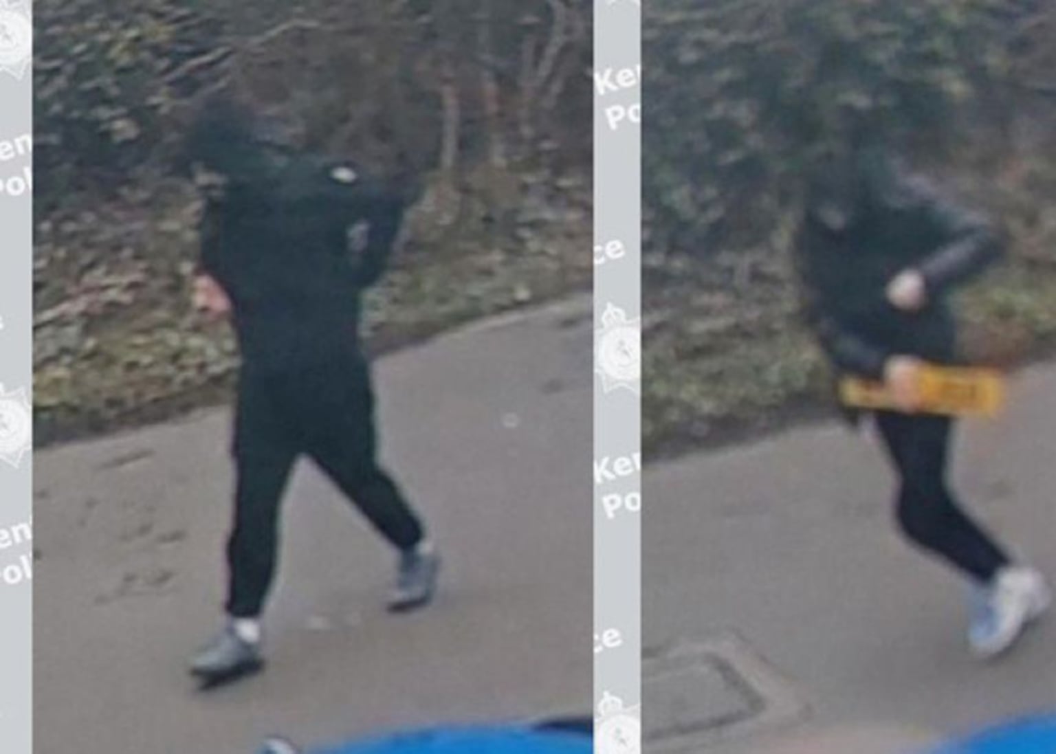 Police bid to trace two men after pedestrian killed in car crash