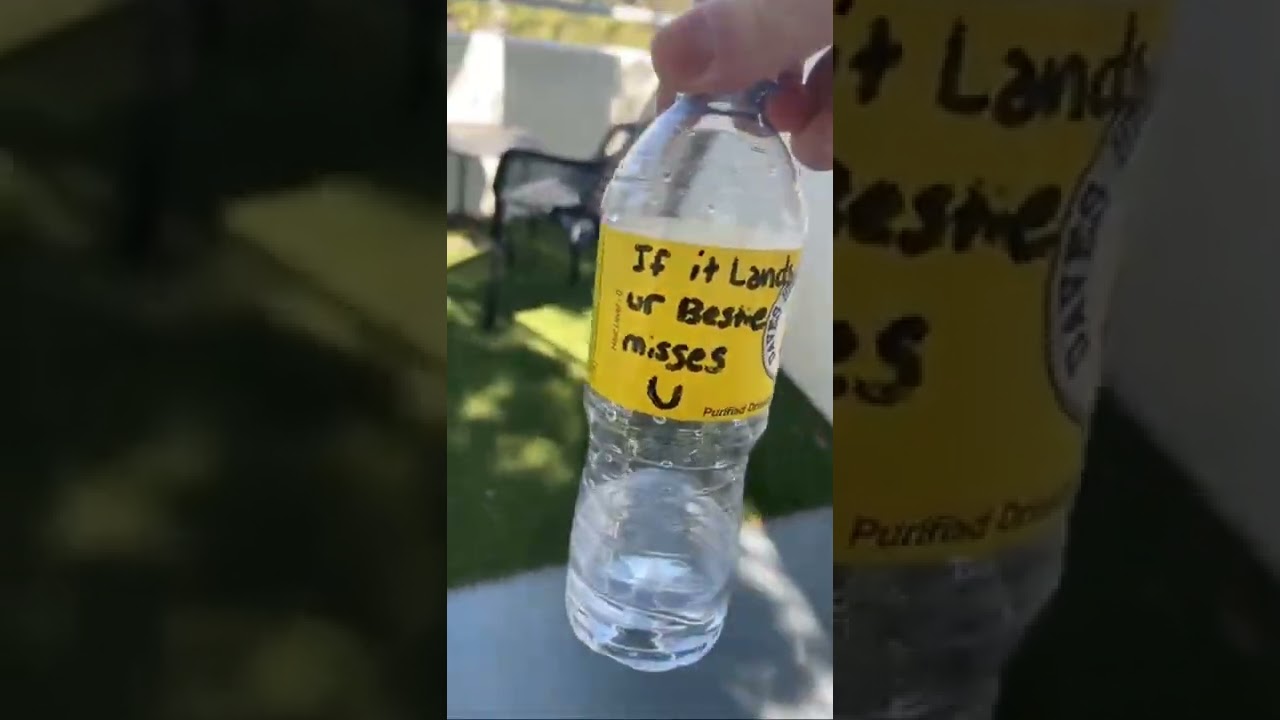 Bottle flip of FACTS