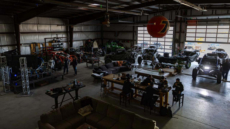 Can-Am tests for Dakar at a 'secret' facility in So-Cal, and we went there